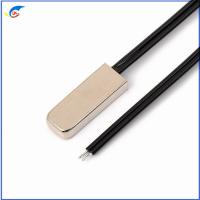 China Radiator Temperature Protection Ntc Thermistor Sensor 100K3950 Flat Shell Temperature Probe for sale