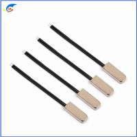 China Radiator Temperature Protection Ntc Thermistor Sensor 100K3950 Flat Shell Temperature Probe for sale