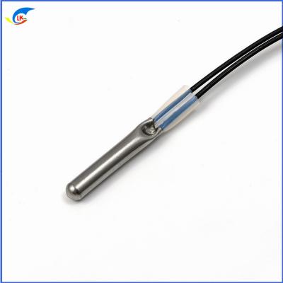China 10K 100K Accuracy 1% Temperature Resistance 300℃ Small Household Appliances NTC Thermal Sensor Stamping Tubular Temperat for sale