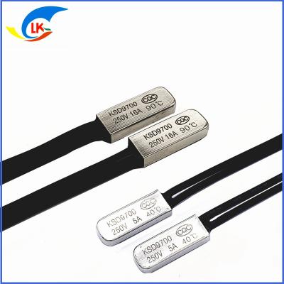 China BW9700/KSD9700 Thermal Protector Iron Shell Normally Open And Normally Closed Series Thermostat for sale