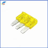 China 32V 5A-15A Automotive Micro Fuse Blade Type 3-Pin Terminal Automotive Fuse for sale