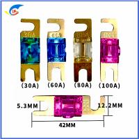 China Ceramic Copper Car Fuse Fuse Small Fork Bolt Fuse 80V 80A 100A for sale