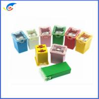 China 32V Slow Blow Plug In Tubular Fuse Car Square Fuse Box 20A 25A 30A 40A 50A 60A FLN Automotive Car Fuse for sale