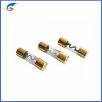 China Car Audio Fuse 30A-100A 10X38mm Tubular Fuse Gold Plated Nickel Plated Automotive Tube Glass 5AG AGU Fuse for sale