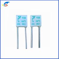 China Y10 105 Degree 30A 250V Thermal Fuse Overheat Protector for sale