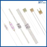 China SET Series Thermal Fuse 25A 250V 130℃ SET Radial Alloy Type Fuse Square Box Fuse for sale
