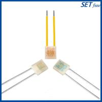China SET Series Thermal Fuse 15/16A 125V 115℃ SET Radial Alloy Type Fuse Square Box Fuse for sale