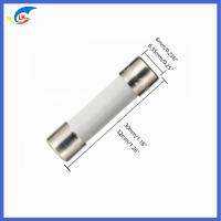 China 6.35x30mm 6X30mm Micro Tubular Fuse Ceramic Fast Blow F10A/12A/15A/20A/25A/30A250V Pin Double Cap for sale