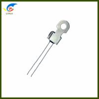 China U-Shaped Ceramic With Metal Sheet Mounting Holes 50C/75C/12C PTC Thermistor Temperature Sensor For Temperature Protectio for sale