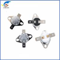 China Temperature Switch KSD301 Electric Kettle Temperature Control Switch Bimetallic Thermostat Manual Reset for sale
