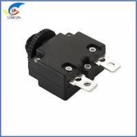 China Overload Protector 8A58 Bakelite Red Head Current Overcurrent Protector With Nut Gasket for sale