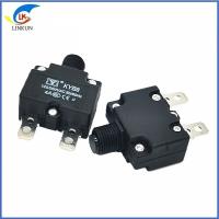 China Overload Protector 45A98 Type Bakelite Current Overcurrent Protector Black Head With Nut Gasket for sale