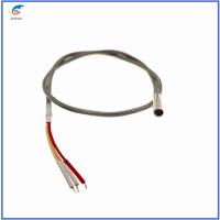 China Customized Automotive Grade PT100 Temperature Sensor 500C Three-Wire Thermocouple With Lead Wire Waterproof Oil-Proof for sale