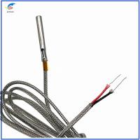 China Customized Automotive Grade PT100 Temperature Sensor 500C Three-Wire Thermocouple With Lead Wire Waterproof Oil-Proof for sale