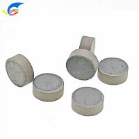 China 2800-5600 Ohm 208 Degrees Celsius 230V Silver-Coated PTC Thermistor Chip 8*3mm Round Heating Element for sale