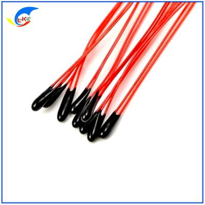 China 5K 10K 100K NTC Thermistor Battery Overheating Protection MF52B Bead Thermistor 3435 3950 1% 3% 5% 50MM~100MM For Mobile Phon for sale