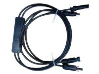 China IP68 1500V Rapid Photovoltaic Shutdown TUV Certified Black Color for sale