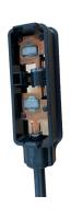 China 1500 VDC Photovoltaic Junction Box PV-BK325A TUV/UL Approved Black for sale