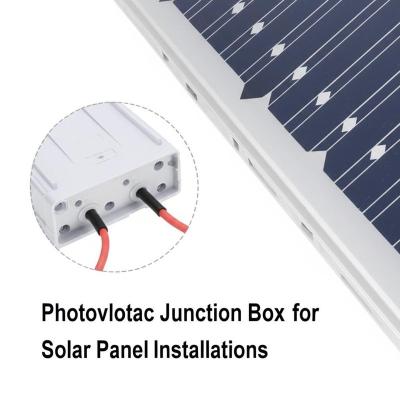 China 12AWG UL Wire Size PPE Insulation Material Photovoltaic Junction Box for Solar Panel Installations for sale