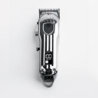 China Led Display Professional Hair Clipper Rechargeable Cordless Salon Barber use Hair Trimmer Lithium Battery Hair Clip for sale