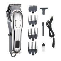 China Led Display Professional Hair Clipper Rechargeable Cordless Salon Barber use Hair Trimmer Lithium Battery Hair Clip for sale