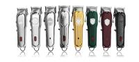 China Metal Professional Hair Clipper Electrical Rechargeable Plug And Play 2000mAh Lithium Battery LED Display For Salon for sale