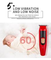 China Rechargeable Electric Professional Hair Clipper Low Noise for sale