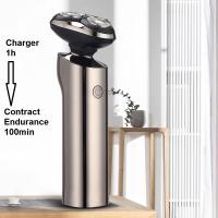 China SHA-102 Dry and wet dual purpose shaving while bathing 3 independent floating heads electric shaver for sale