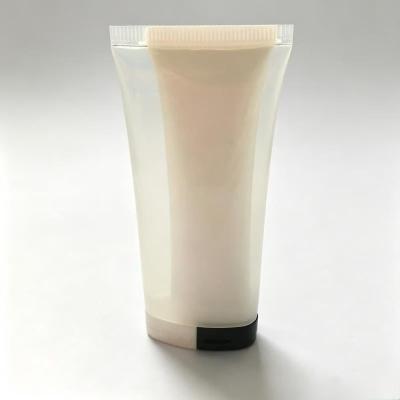 China D40mm Two Outputs Plastic Tube For With Two Flip-top Cap for Cosmetic Tube Packaging for sale
