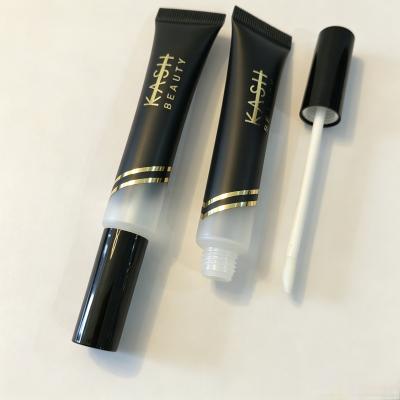 China Customized LOGO D19mm Cosmetic Tube Packaging 10ml 12ml 15 Ml Lip Gloss Tubes for sale