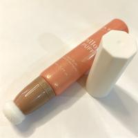 China D19mm PE Cosmetic Tube Liquid Blush Tube With On Off Twist Neck & Flocking Head for sale