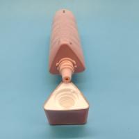 China Various Volume 30ml-60ml Triangle PE Cosmetic Tube With EVOH Inside Electroplated Cap for sale