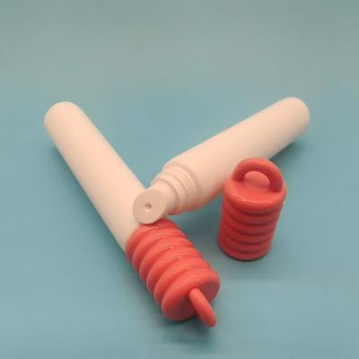 China Custom Empty Lip Gloss Tubes With Thread Hanging Cap 10ml 15ml 20ml for sale
