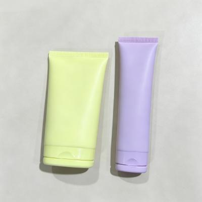 China Oval Shape One Piece Cosmetic Cream Tube For Sunscreen And BB Cream for sale