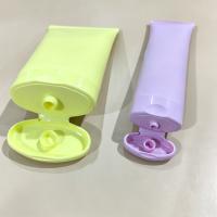 China Oval Shape One Piece Cosmetic Cream Tube For Sunscreen And BB Cream for sale