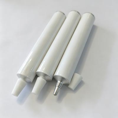 China 8ml 10ml 15ml Aluminum Tube Cosmetic Packaging D16mm With Nozzle Applicator for sale