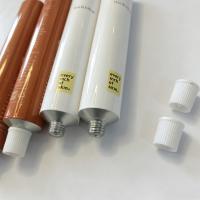 China Screw Cap  Empty Aluminium Tubes For Cosmetics D22mm Offset Printing for sale