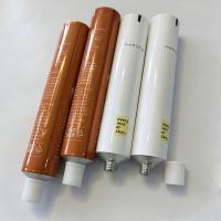 China Screw Cap  Empty Aluminium Tubes For Cosmetics D22mm Offset Printing for sale
