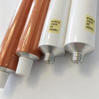 China Screw Cap  Empty Aluminium Tubes For Cosmetics D22mm Offset Printing for sale