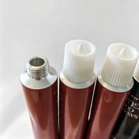 China Plastic Cap Aluminum Cosmetic Tube Offset Printing D19mm 10ml 15ml 20ml for sale