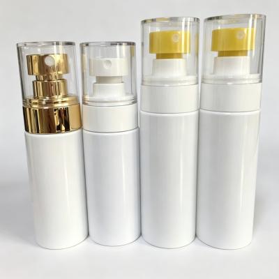 China Silk Screen Classical PET Cosmetic Mist Spray Bottle 50ml 60ml 100ml 120ml for sale
