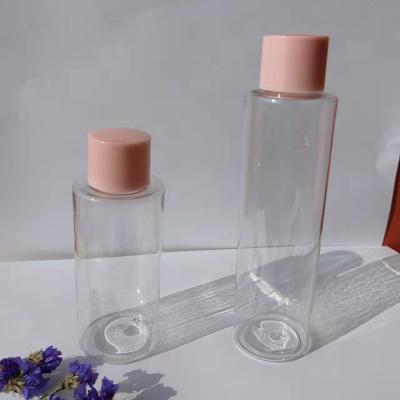 China 100ml 150ml Transparent PET Toner Bottle For Cosmetic Essence Bottle Packaging 24/410 for sale