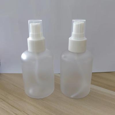 China Cosmetic Packaging 150ml Frosted PET Bottles With Pump Sprayer for lotion gel for sale