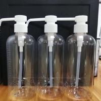 China 500ml Baston PET Pump Bottle for Hand Sanitizer Bottle Packaging for sale