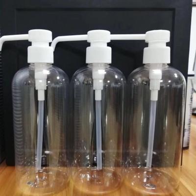 China 500ml Baston PET Pump Bottle for Hand Sanitizer Bottle Packaging for sale