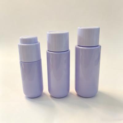 China 100ml 150ml 200ml Rotate Centre Out Lotion PET Cosmetic Bottle With OEM Service for sale