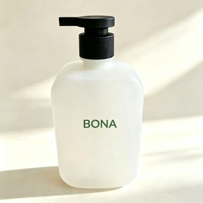 China OEM Square 500ml HDPE Pump Bottle Cosmetic Shampoo Bottle Packaging for sale