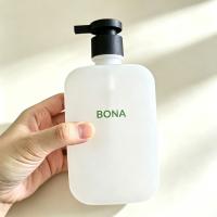 China OEM Square 500ml HDPE Pump Bottle Cosmetic Shampoo Bottle Packaging for sale