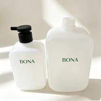 China Square 500ml 1000ml Hdpe Cosmetic Bottle OEM Service  Silk Screen Printing for sale