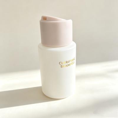 China Round 100ml HDPE Cosmetic Bottle With Disc Cap For Plastic Bottle Packaging for sale